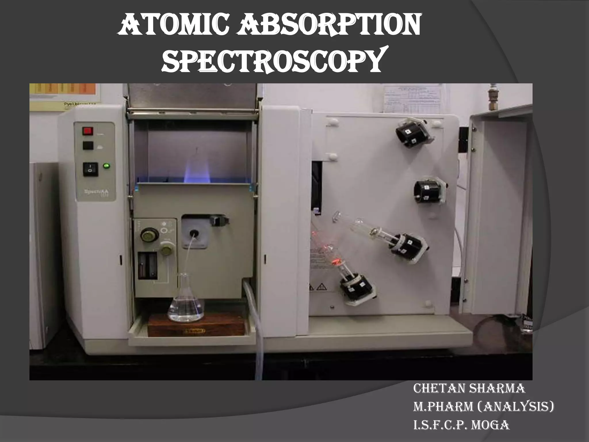 Atomic absorption spectroscopy | PPTX