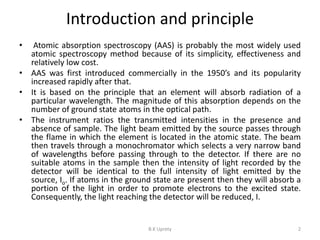 Atomic absorption spectroscopy | PDF