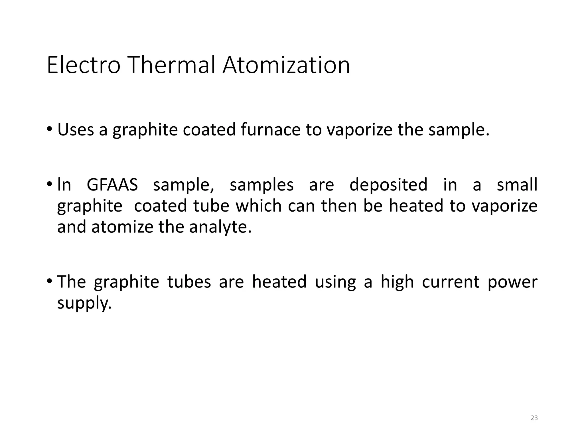 Atomic Absorption Spectroscopy History Atomization Techniques And Instrumentation Of Aas Pptx