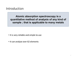Atomic absorption spectroscopy, History, atomization techniques, and ...