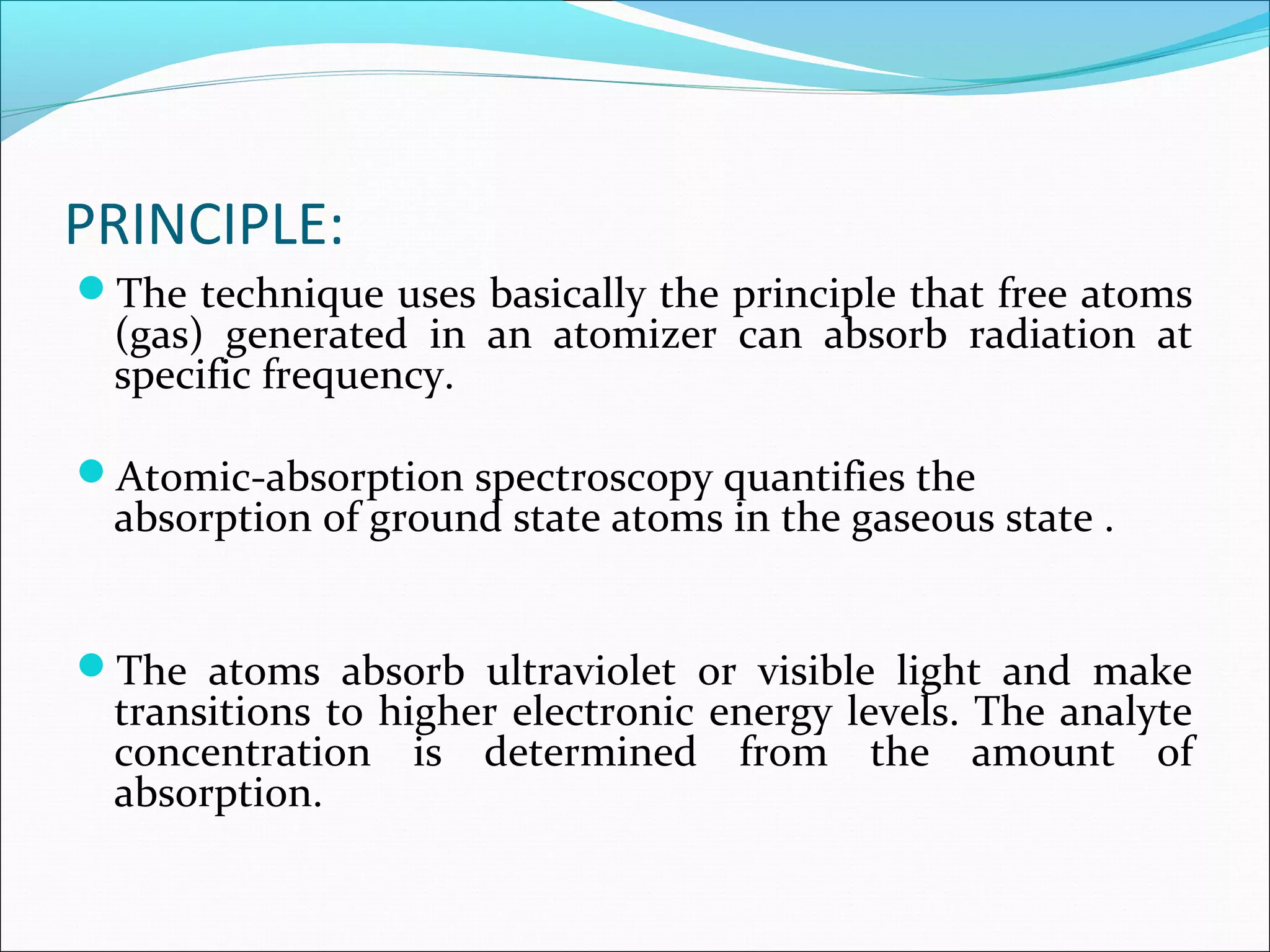 Atomic absorption spectroscopy | PPT