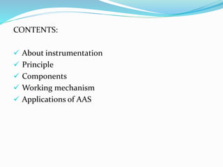Atomic absorption spectroscopy | PPT