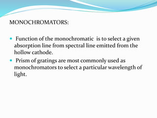 Atomic absorption spectroscopy | PPT