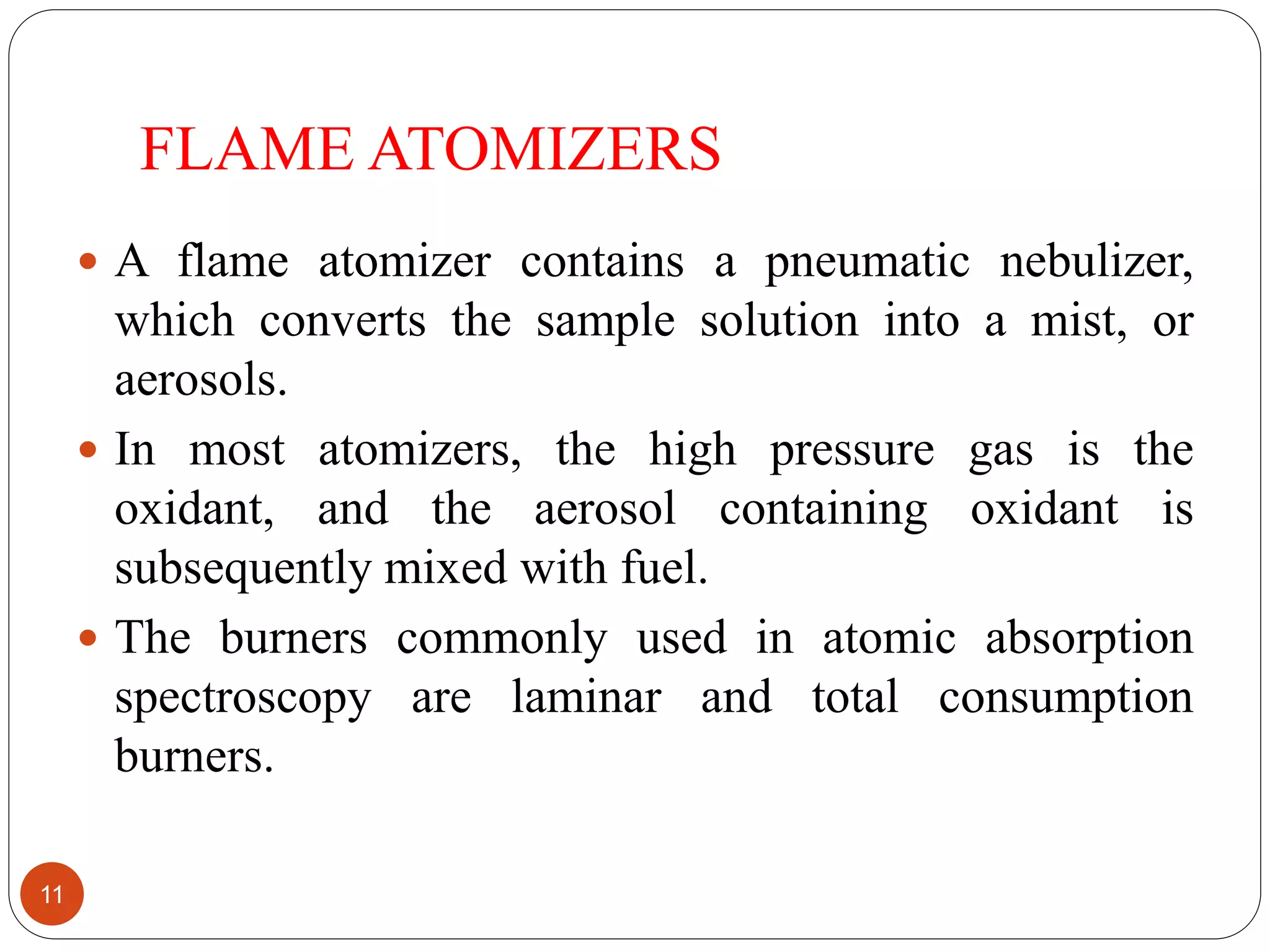 Atomic absorption spectroscopy | PPTX