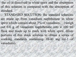 Atomic absorption spectroscopy | PPTX