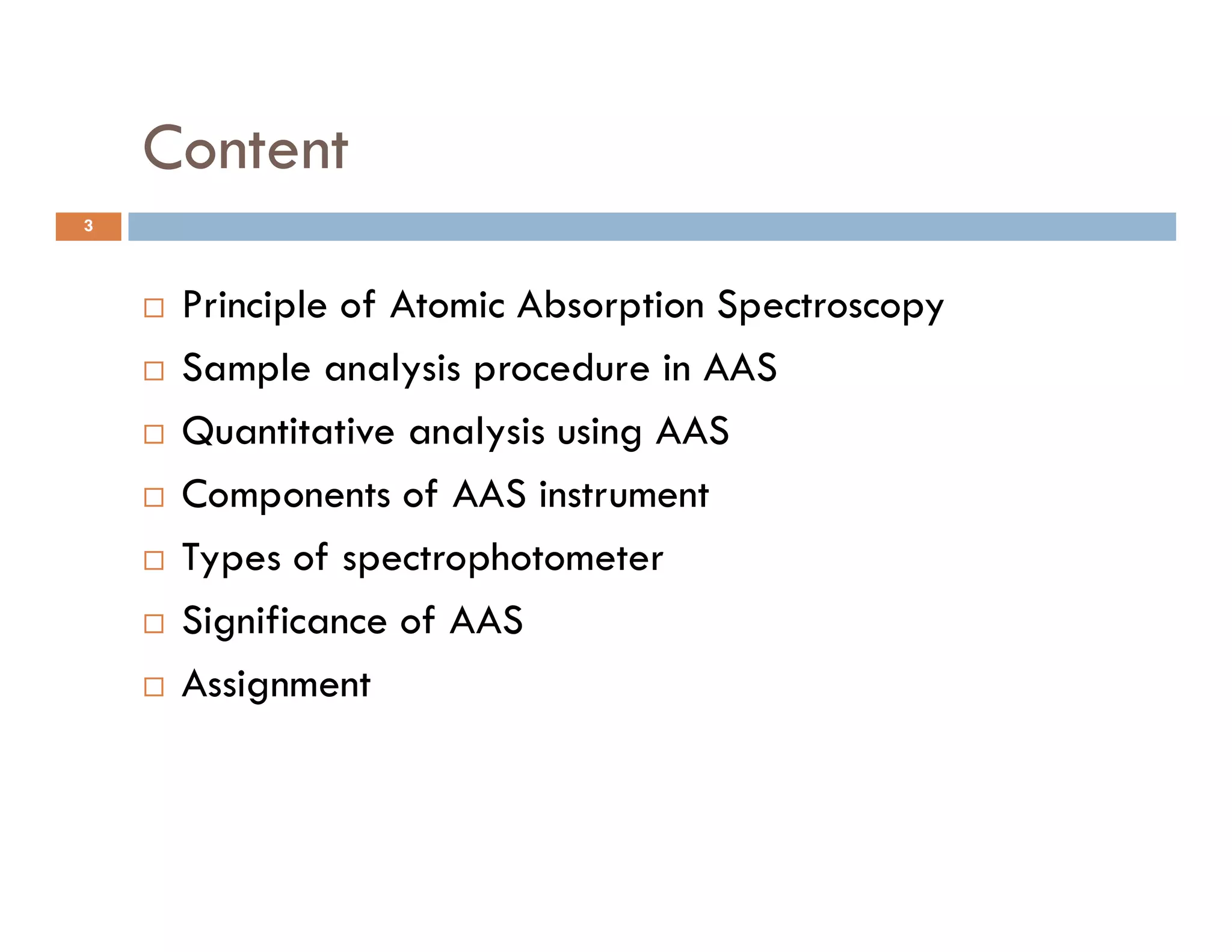 Atomic absorption spectroscopy | PDF