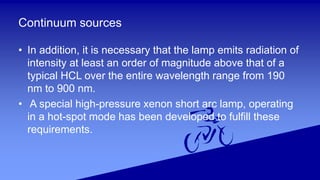 Atomic absorption spectroscopy | PPTX