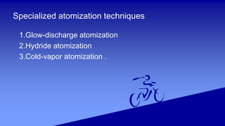 Atomic absorption spectroscopy | PPTX
