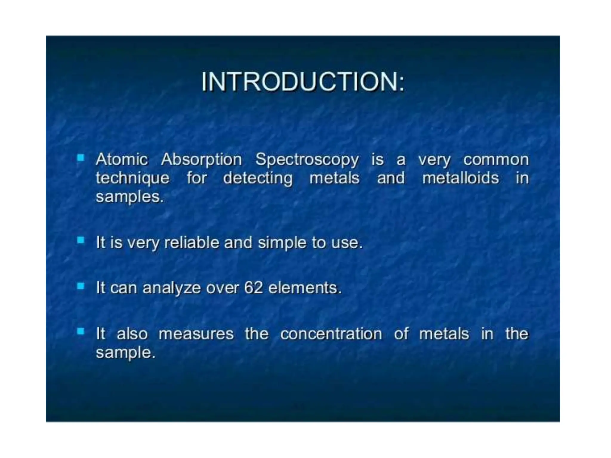 ATOMIC ABSORPTION SPECTROSCOPY.pptx use ful for degree students | PPT