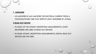 Atomic Absorption Spectroscopy (AAS).... | PPT