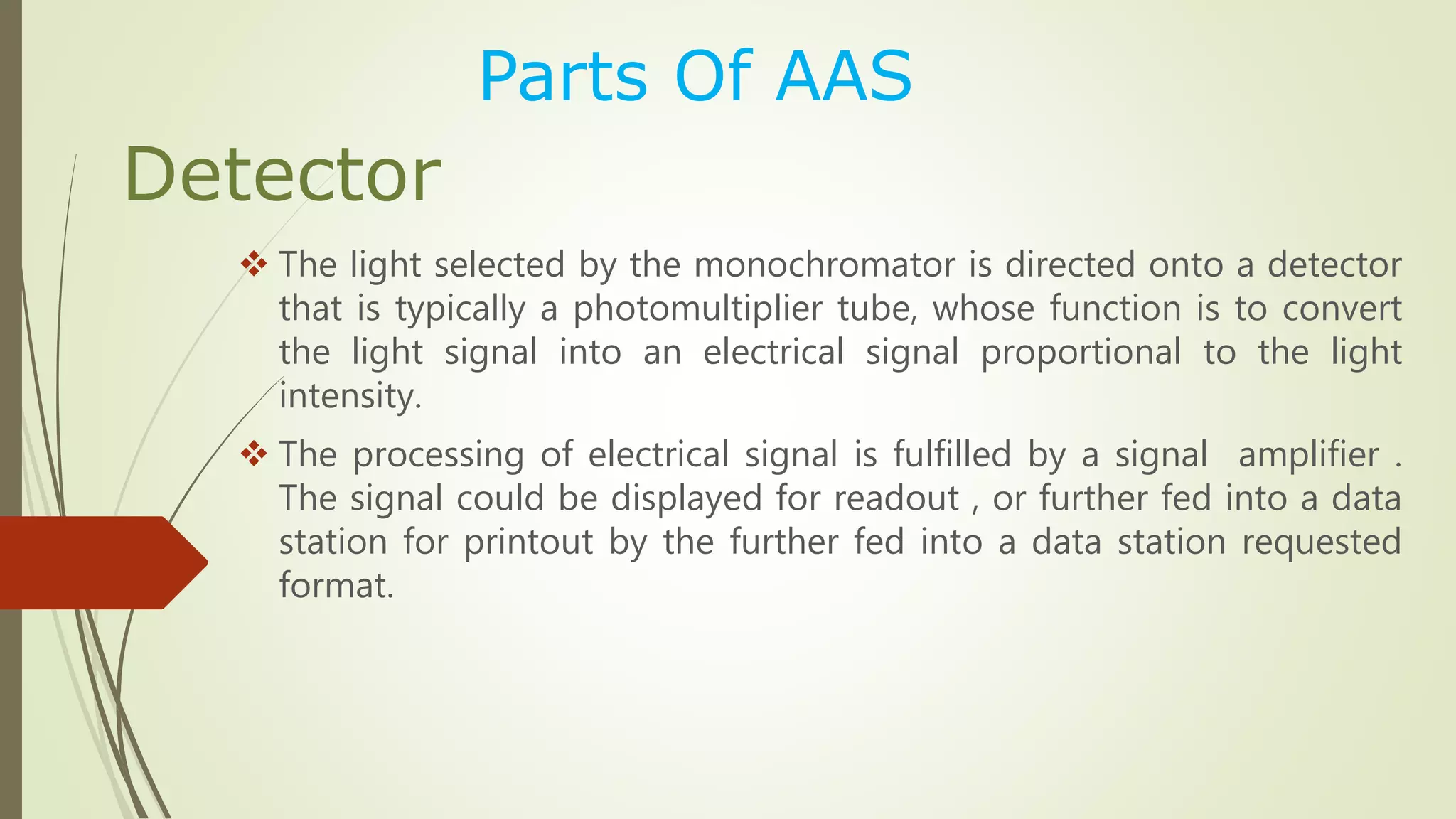 Atomic absorption spectroscopy (aas) | PPTX