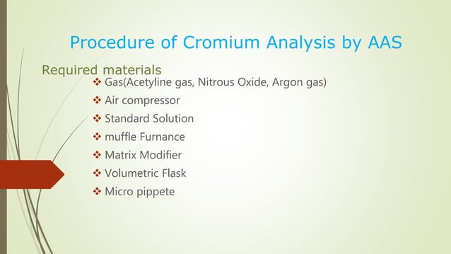 Atomic absorption spectroscopy (aas) | PPTX | Chemistry | Science