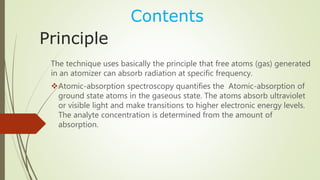 Atomic absorption spectroscopy (aas) | PPTX