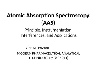 Atomic Absorption Spectroscopy AAS .pptx