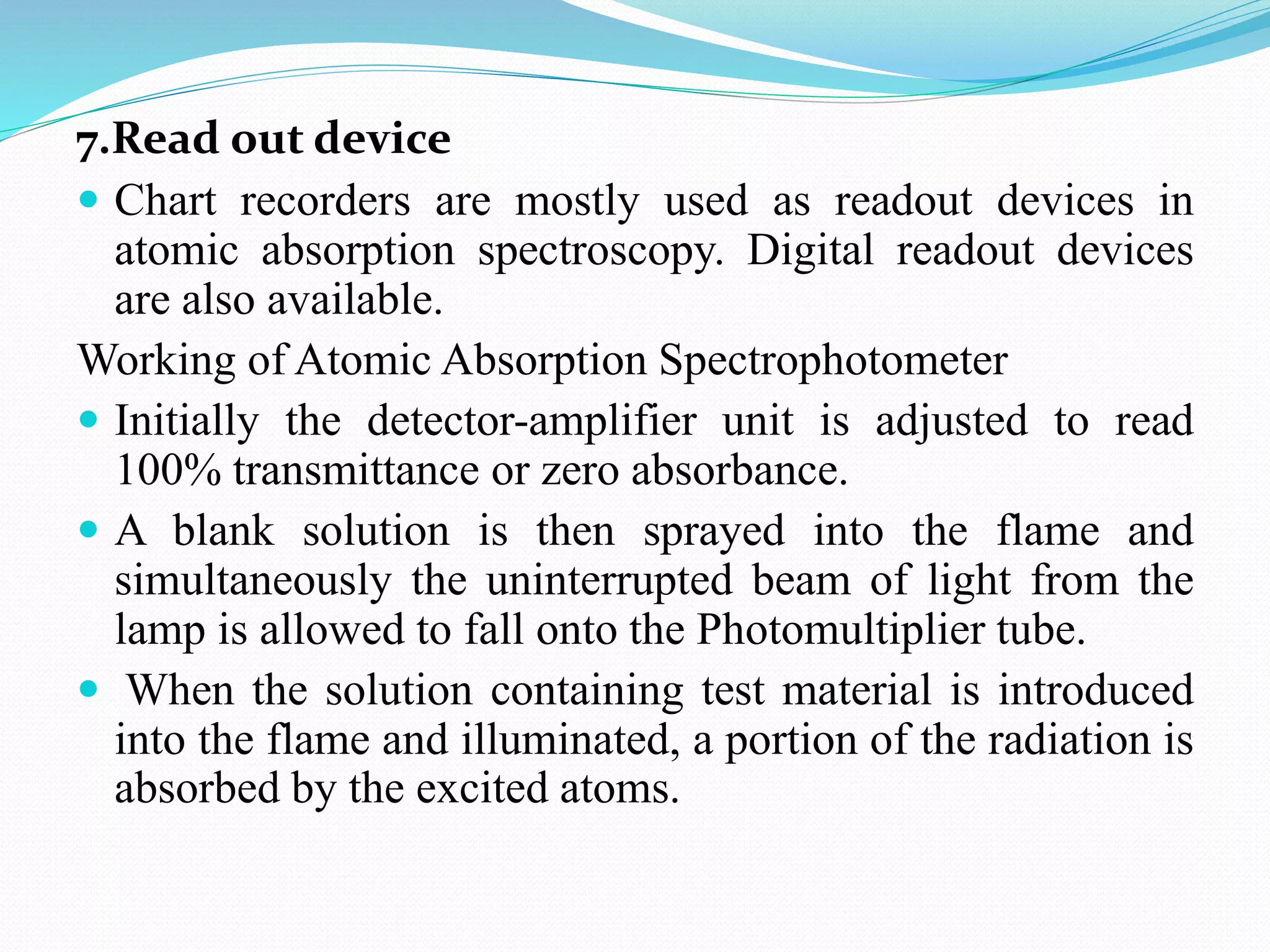 Atomic absorption spectroscopy ppt | PPTX | Chemistry | Science