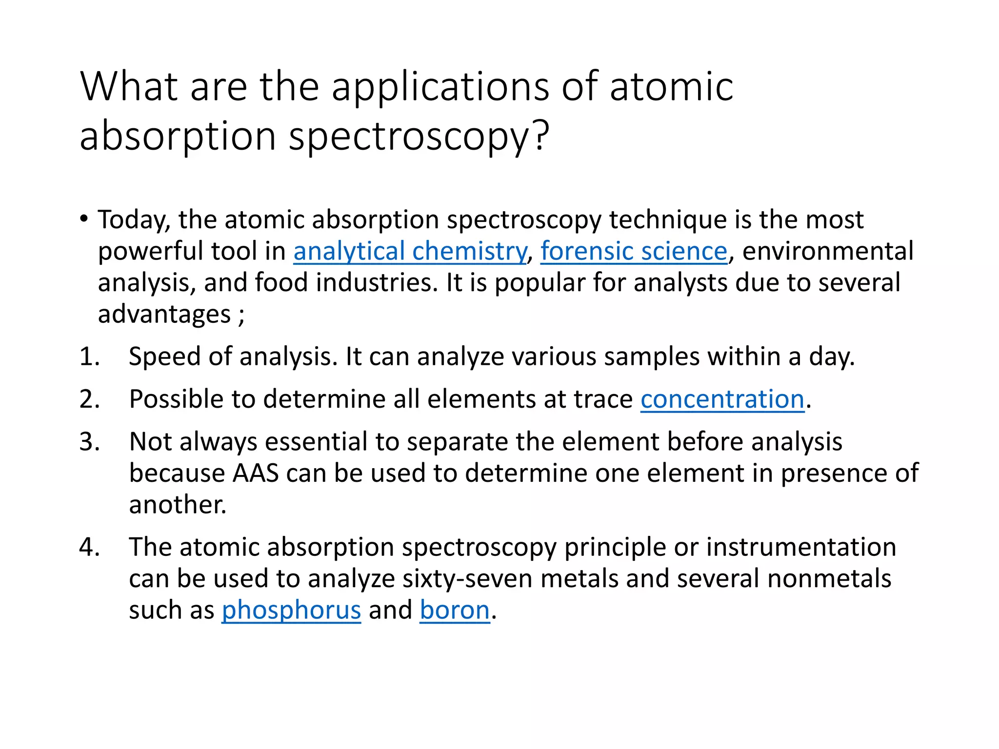 Atomic Absorption Spectroscopy, Principles and Applications.pptx