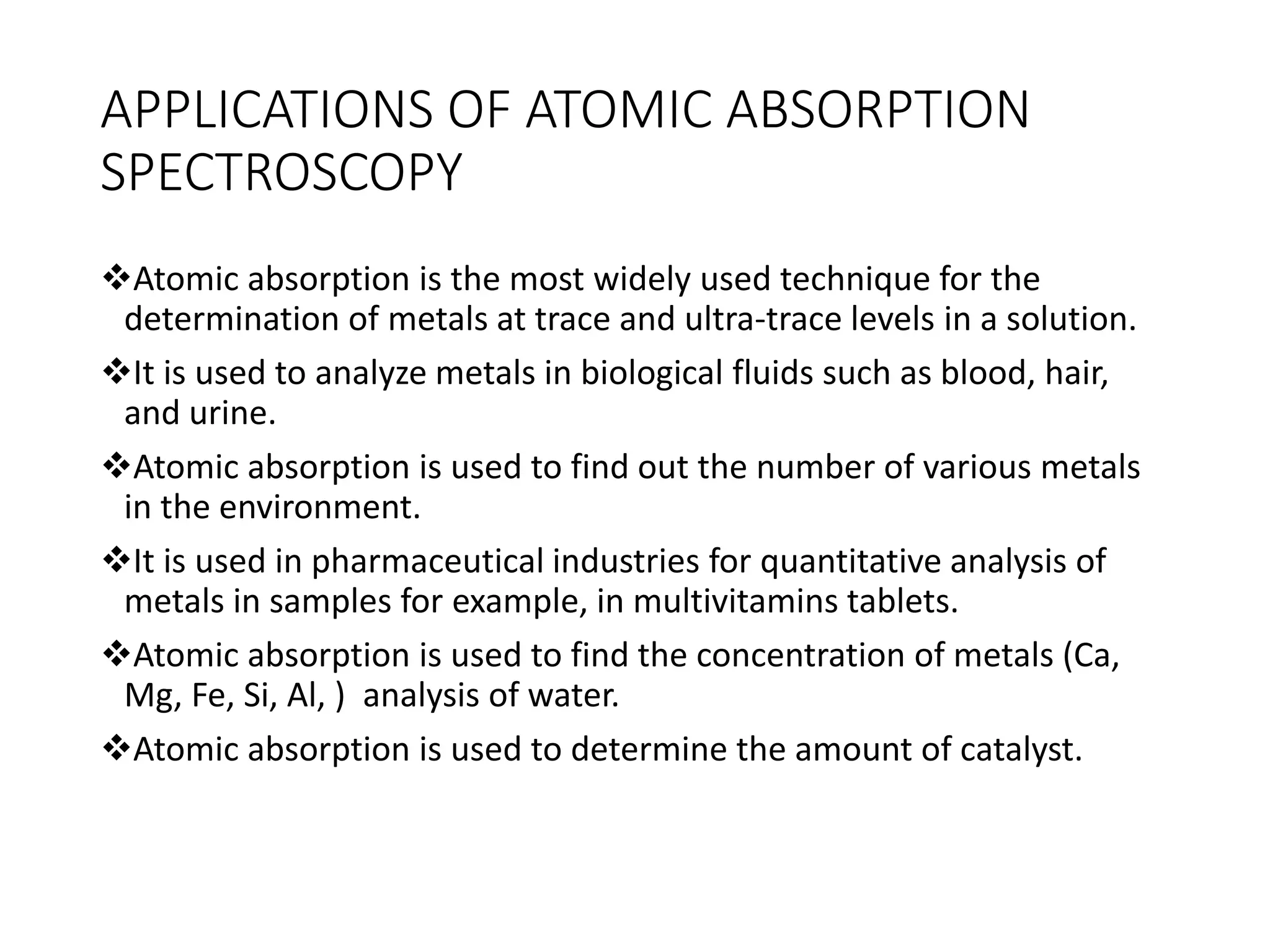 Atomic Absorption Spectroscopy, Principles and Applications.pptx