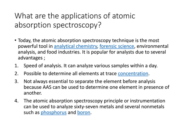 Atomic Absorption Spectroscopy, Principles and Applications.pptx