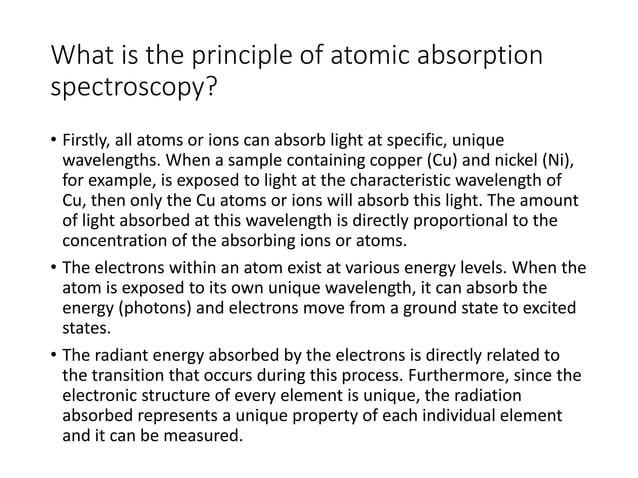 Atomic Absorption Spectroscopy, Principles and Applications.pptx