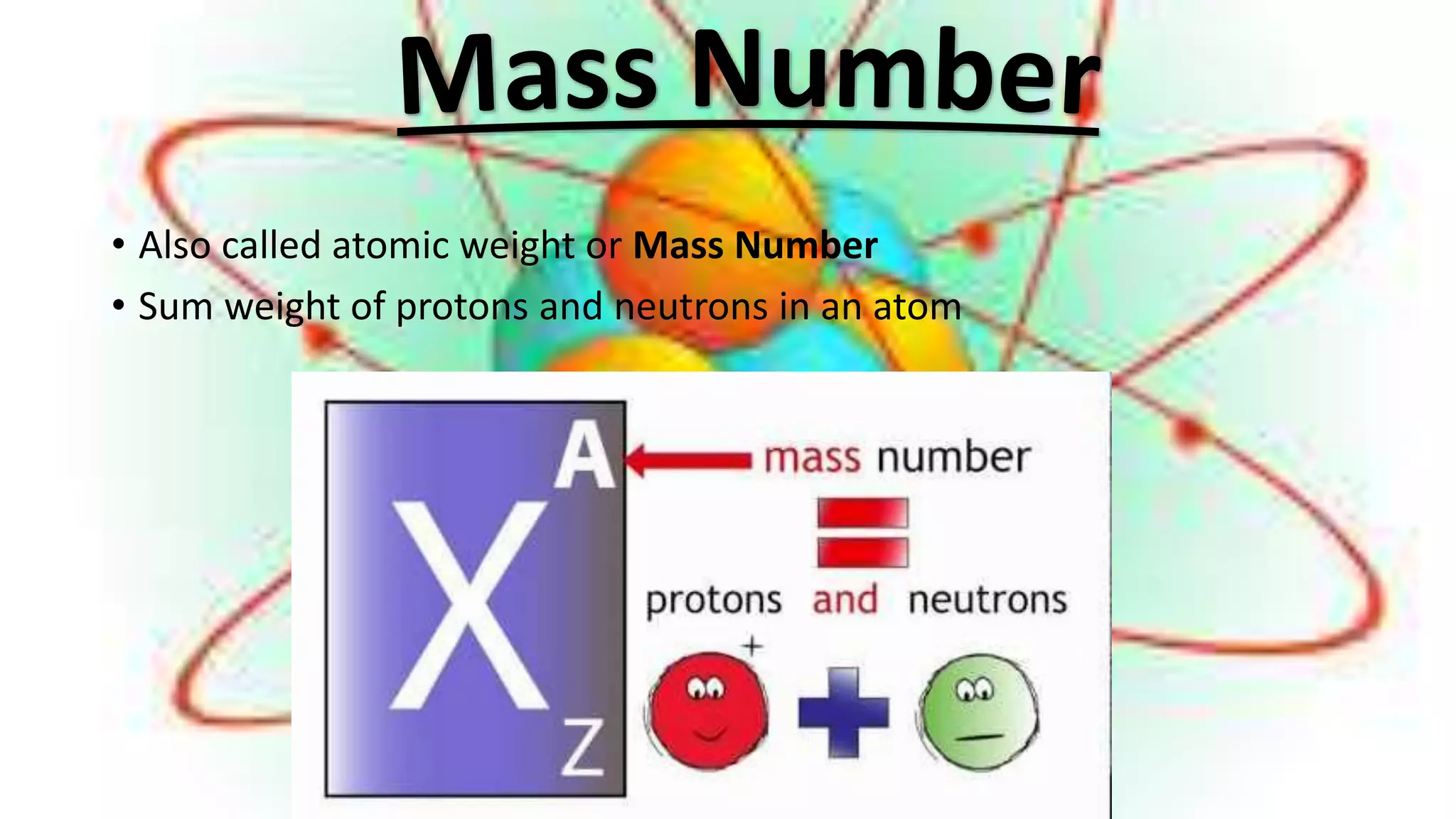 Atomic and mass number | PPTX