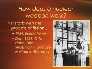 The Invention of Nuclear Weapons | PPT | Arms & Ammunition | Sensitive ...
