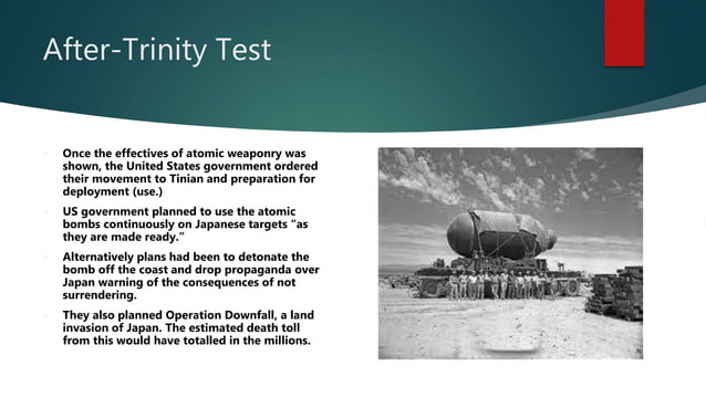 Atomic Bomb PPT.pptx | Arms & Ammunition | Sensitive Topics
