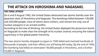 powerpoint atomic bomb amzing projact sci | PPTX