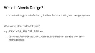 Atomic design - Razvan Rosu | PDF
