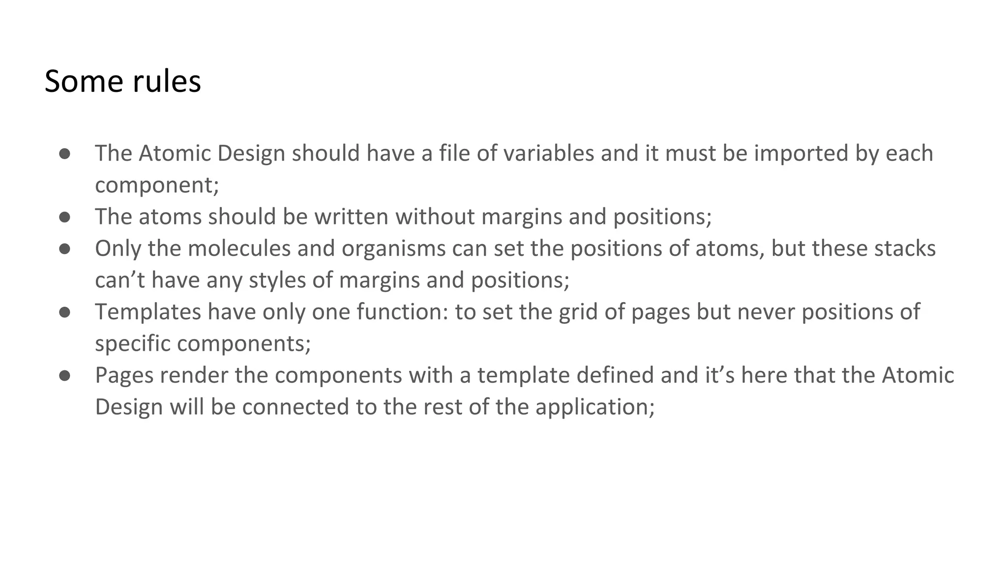 Atomic design in React | PPTX