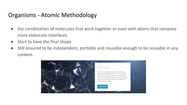 Atomic design in React | PPTX