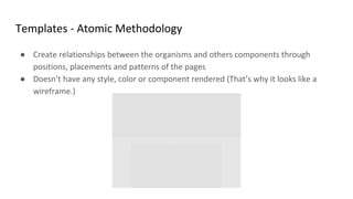 Atomic design in React | PPTX