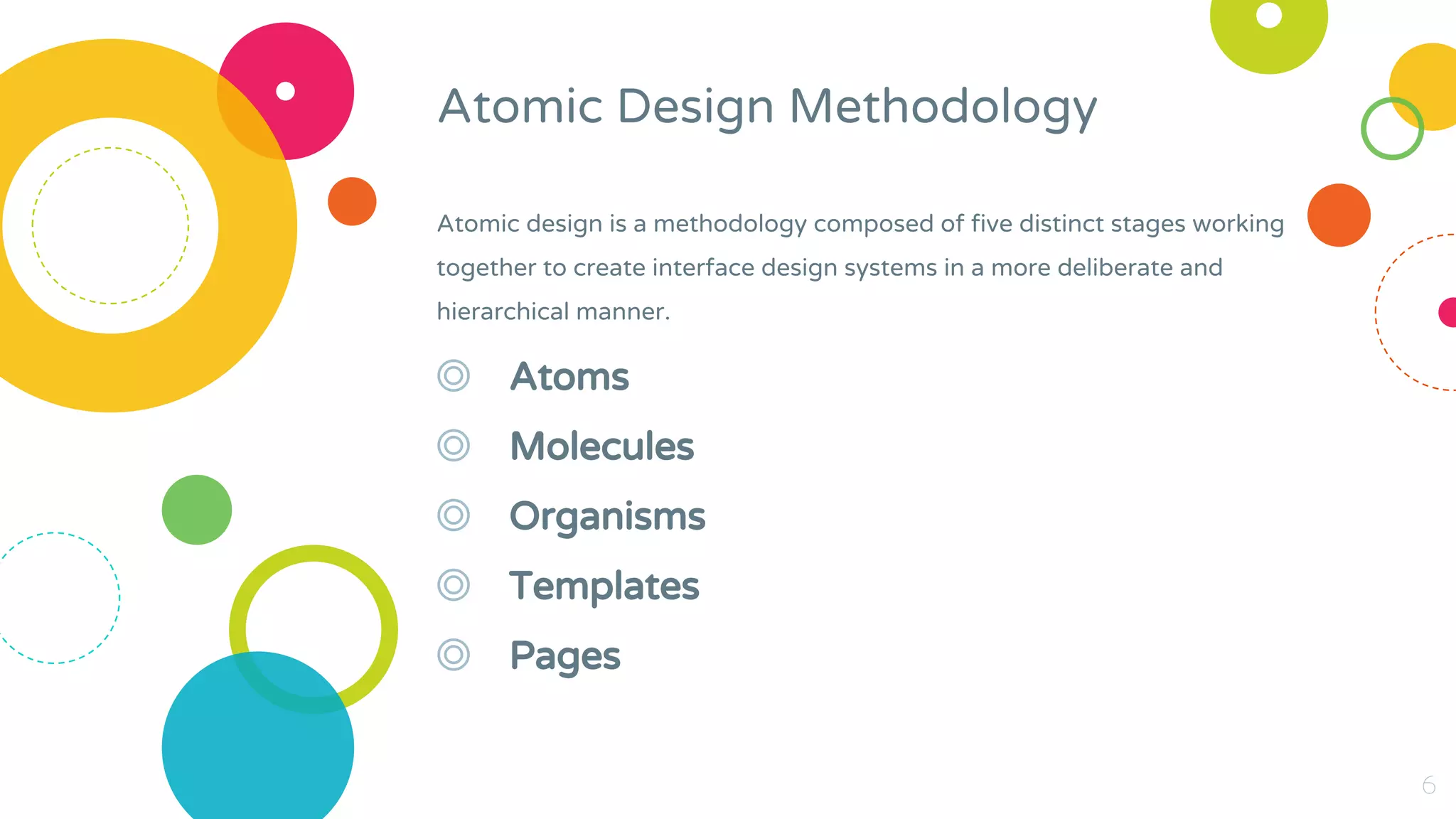 CDD - Atomic Design Methodology