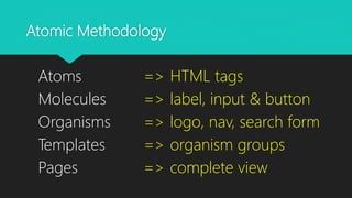 Atomic design React Nova Presentation | PPTX
