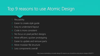 Atomic design React Nova Presentation | PPTX