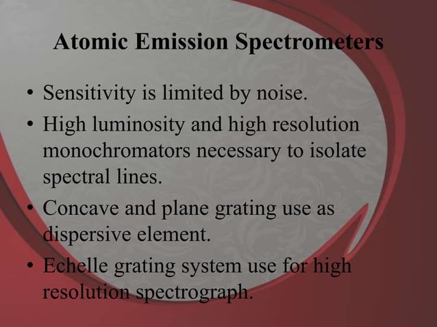 Atomic emission spectroscopy | PPTX | Chemistry | Science