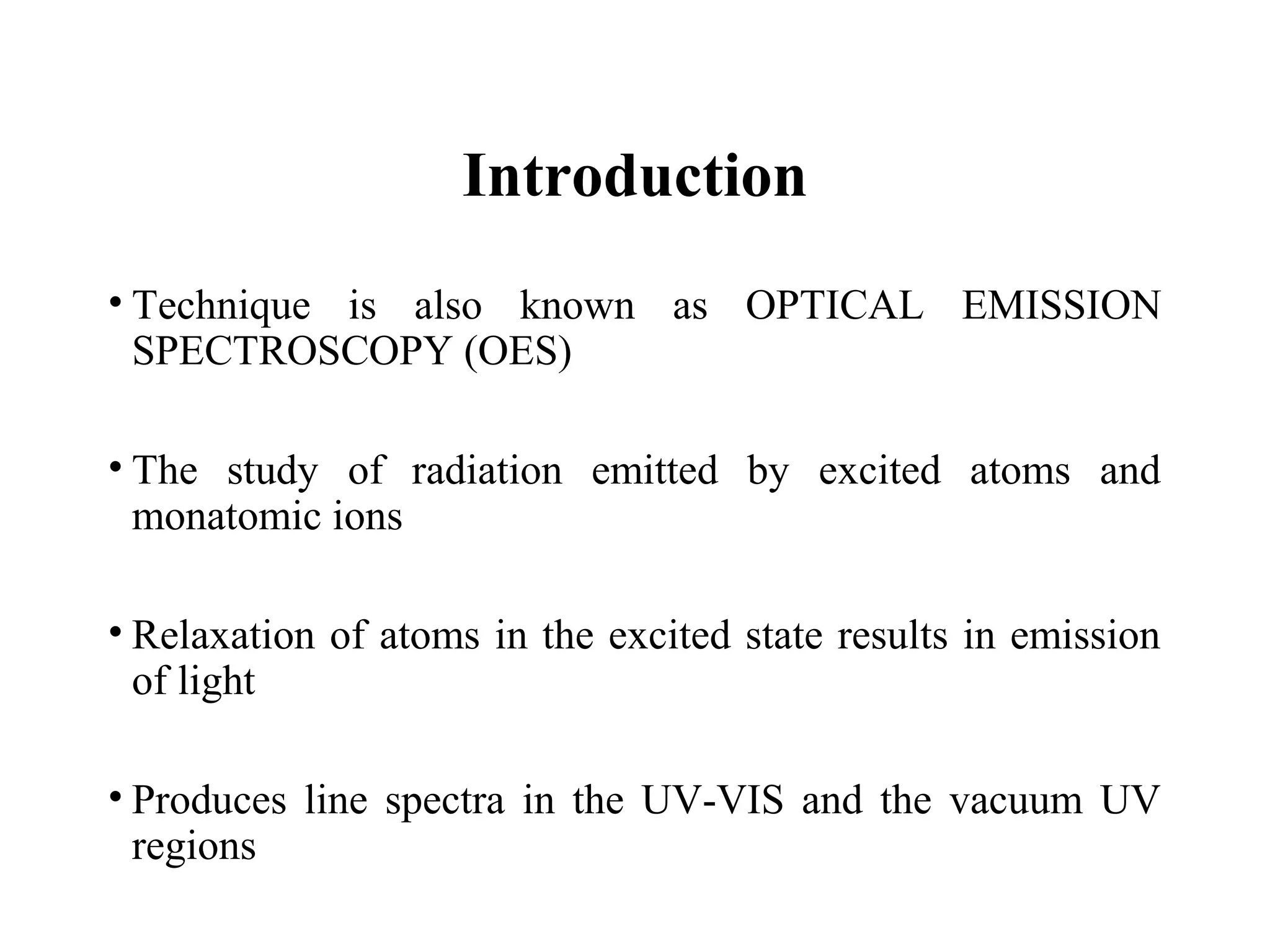 Atomic emission spectroscopy | PPT