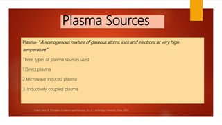 Atomic emission spectroscopy | PPTX