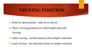 Atomic emission spectroscopy | PPTX