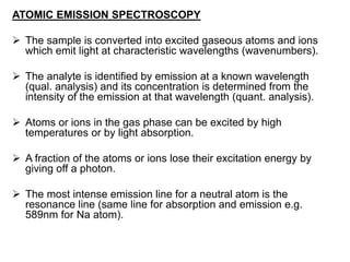 Atomic Emission Spectroscopy (Chapter10.ppt