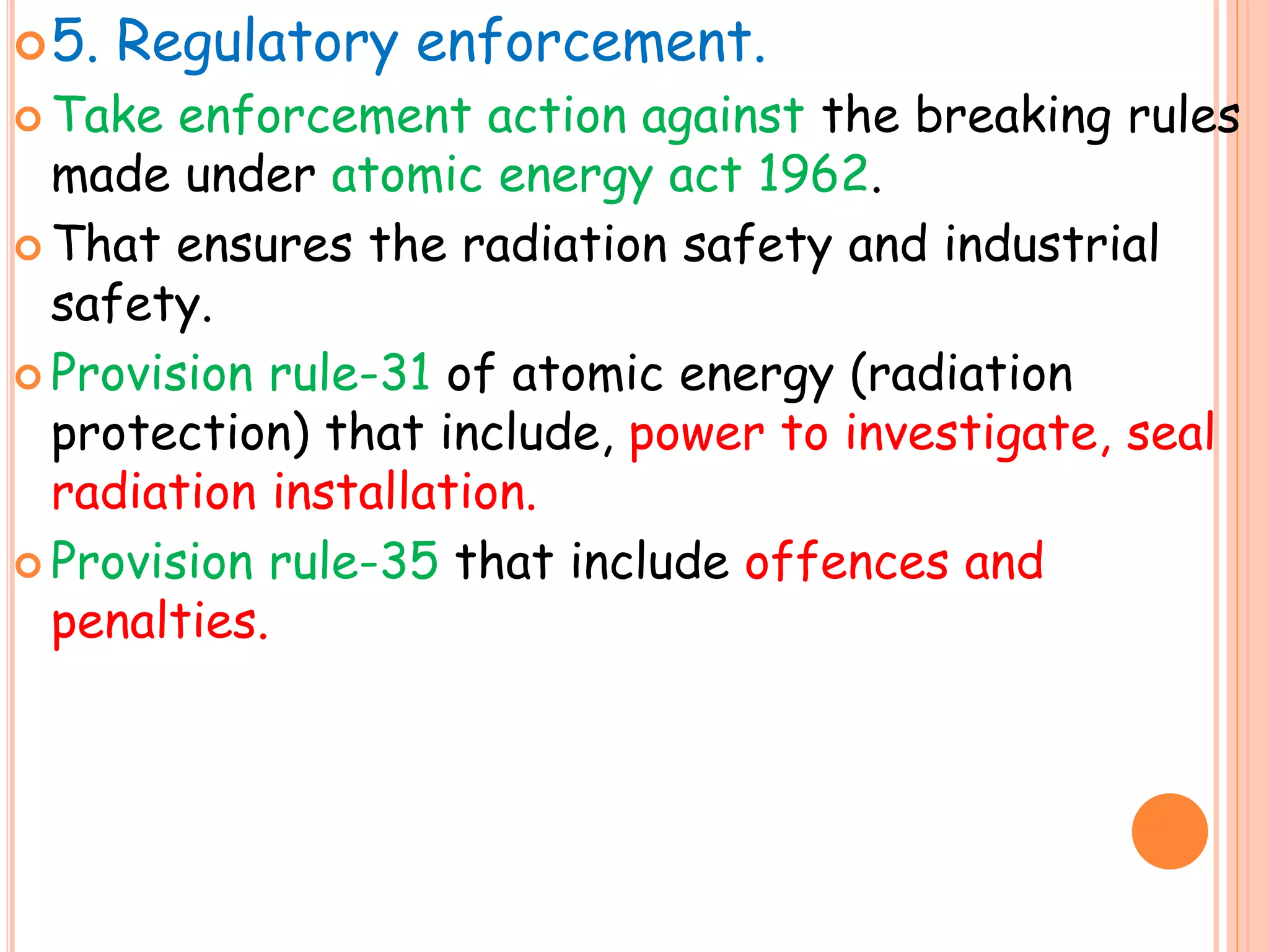 Atomic energy regulatory board (aerb) | PPTX