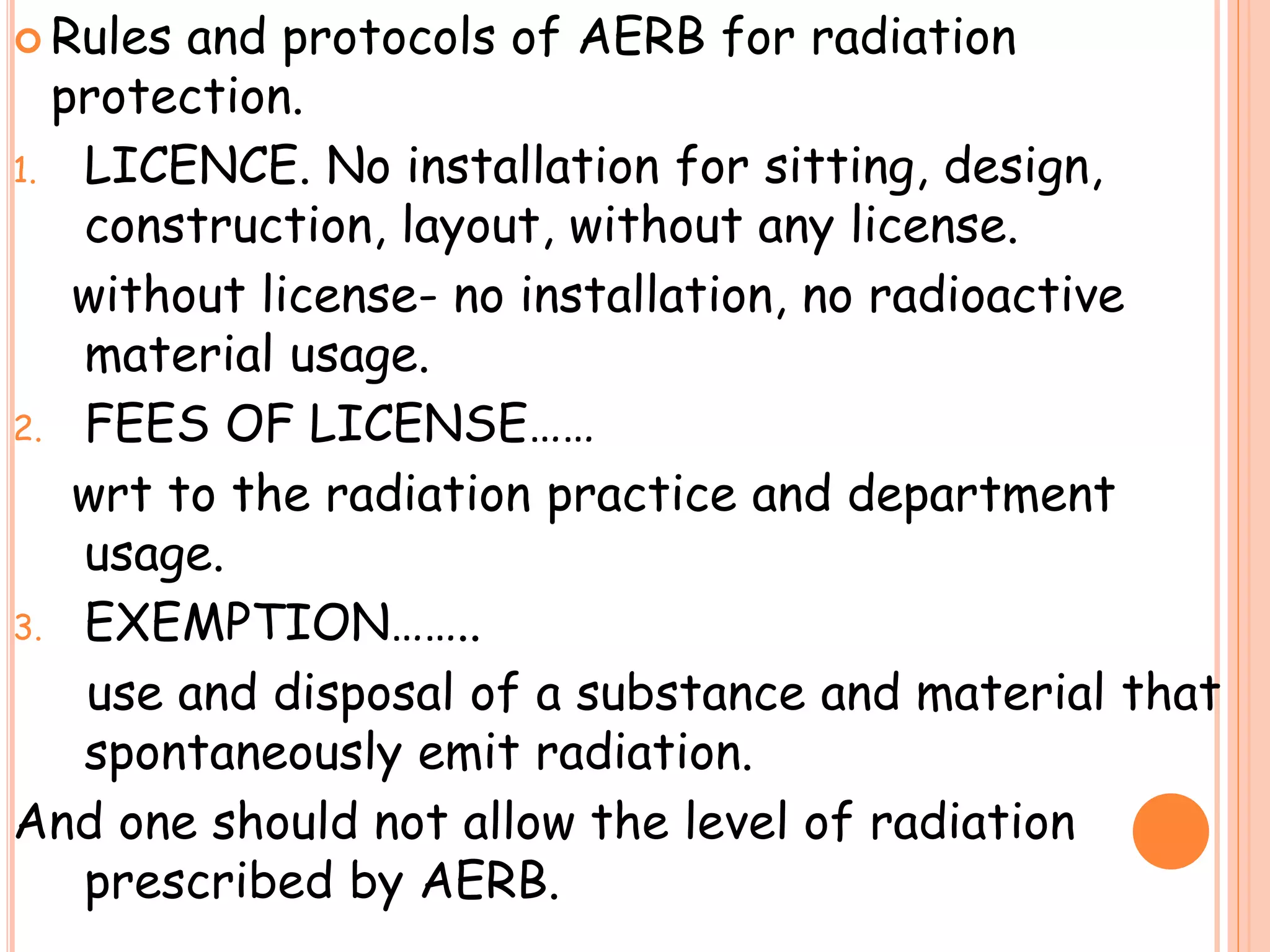 Atomic energy regulatory board (aerb) | PPTX
