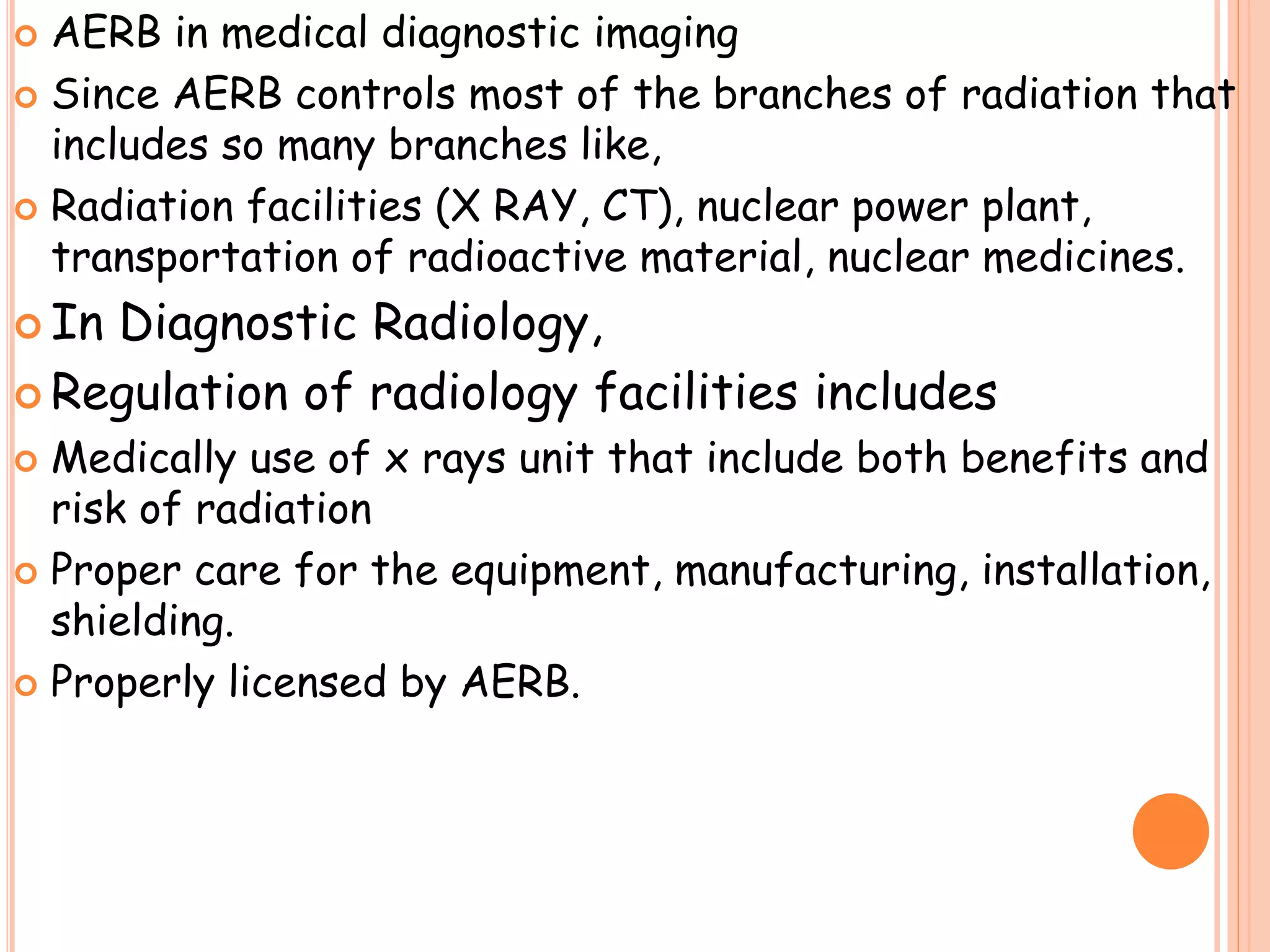 Atomic energy regulatory board (aerb) | PPTX