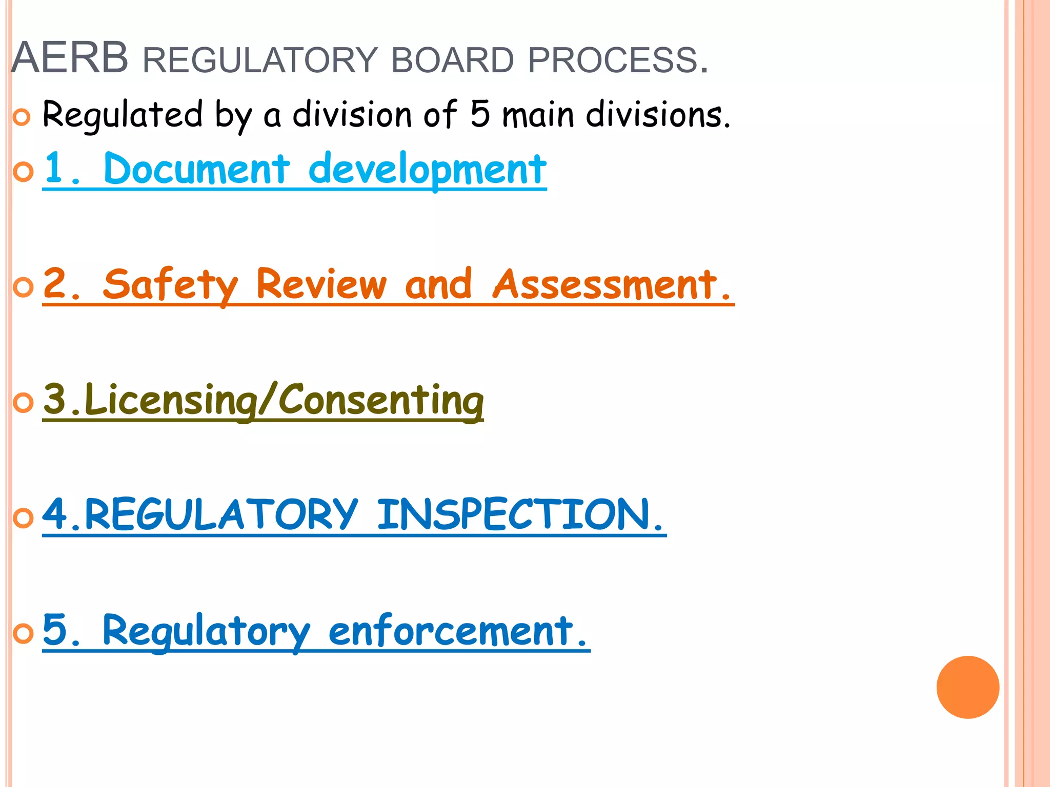 Atomic energy regulatory board (aerb) | PPTX
