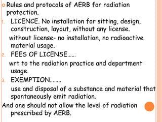Atomic energy regulatory board (aerb) | PPTX