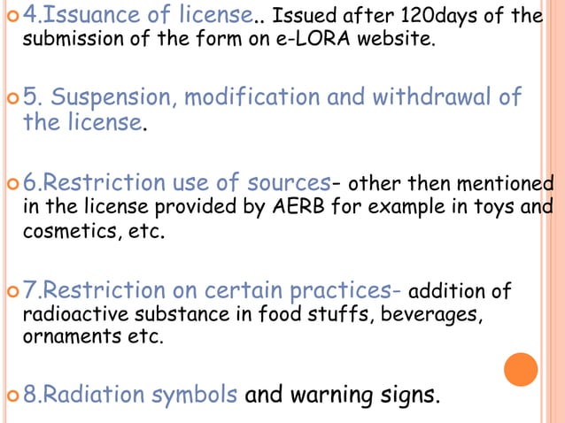 Atomic energy regulatory board (aerb) | PPTX | Medical Tests | Medical ...