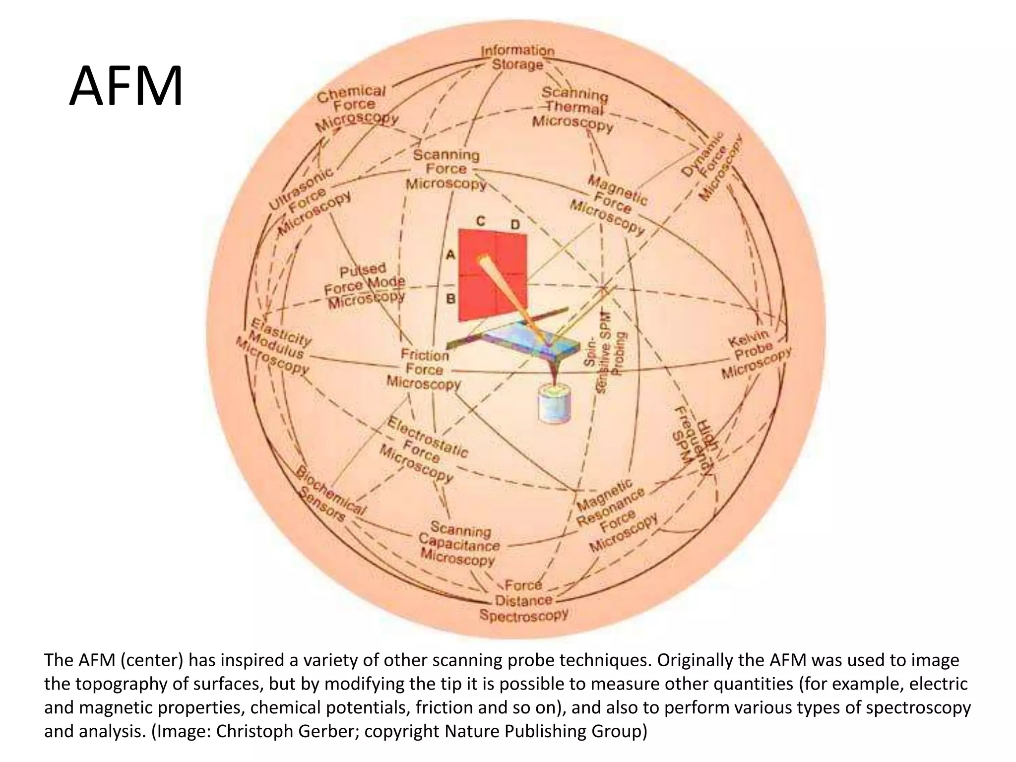 Atomic Force Microscope: Fundamental Principles | PPTX