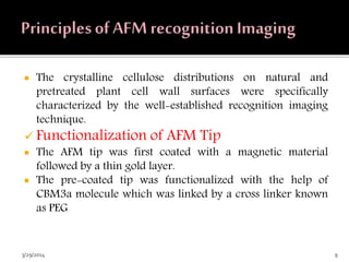Atomic force microscopy | PPTX