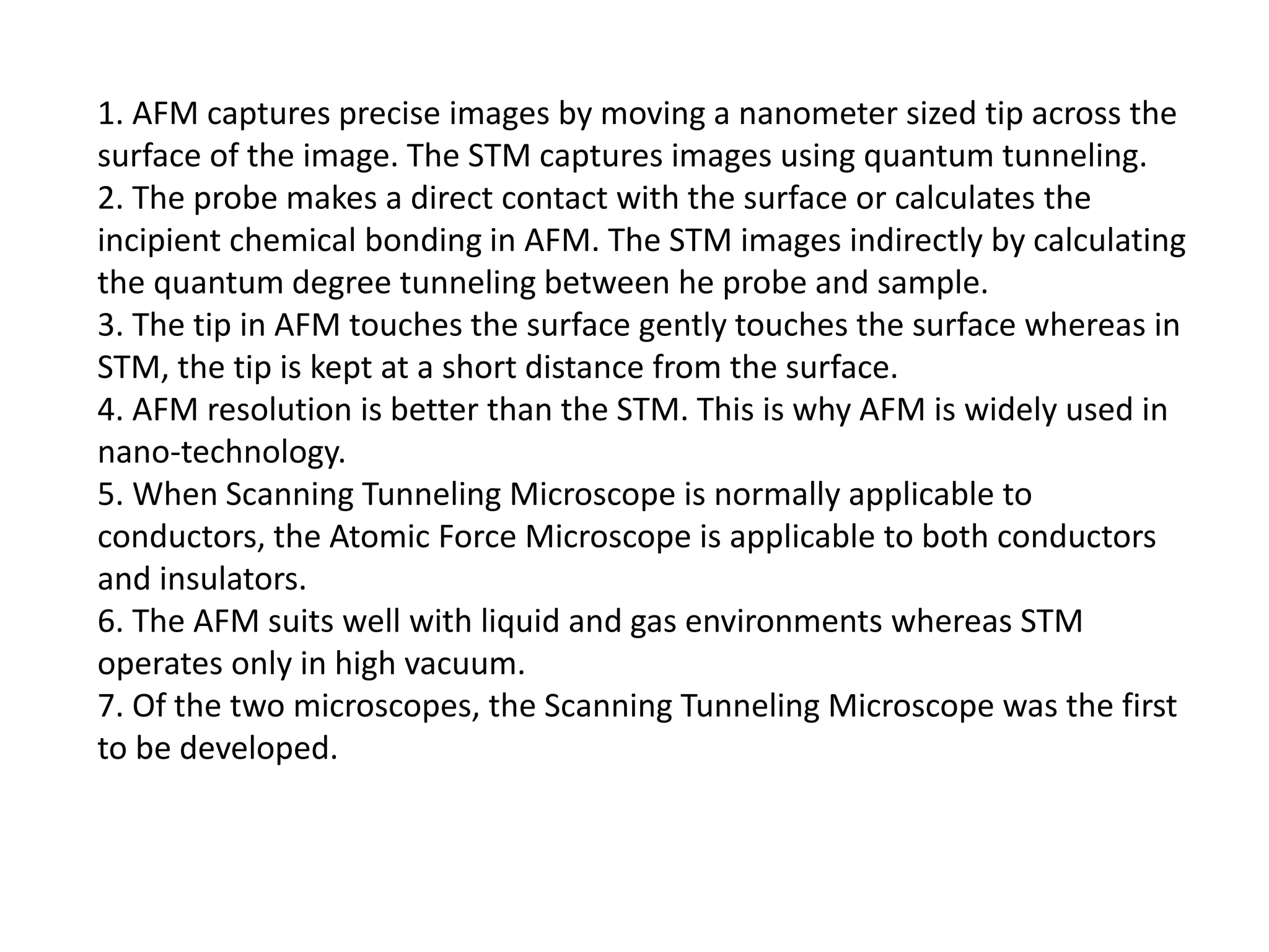 Atomic force microscopy | PPT
