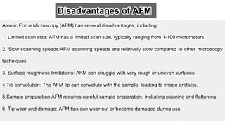 General Microbiology and Microbial diversity - Atomic Force Microscopy ...