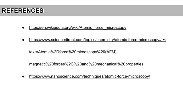 General Microbiology and Microbial diversity - Atomic Force Microscopy (AFM) | PPT